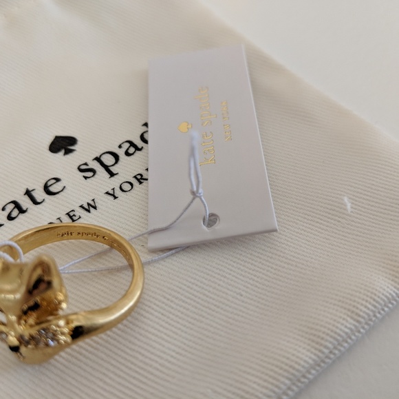 kate spade | Jewelry | Nwt Kate Spade Gold Fox Size 7 Ring | Poshmark